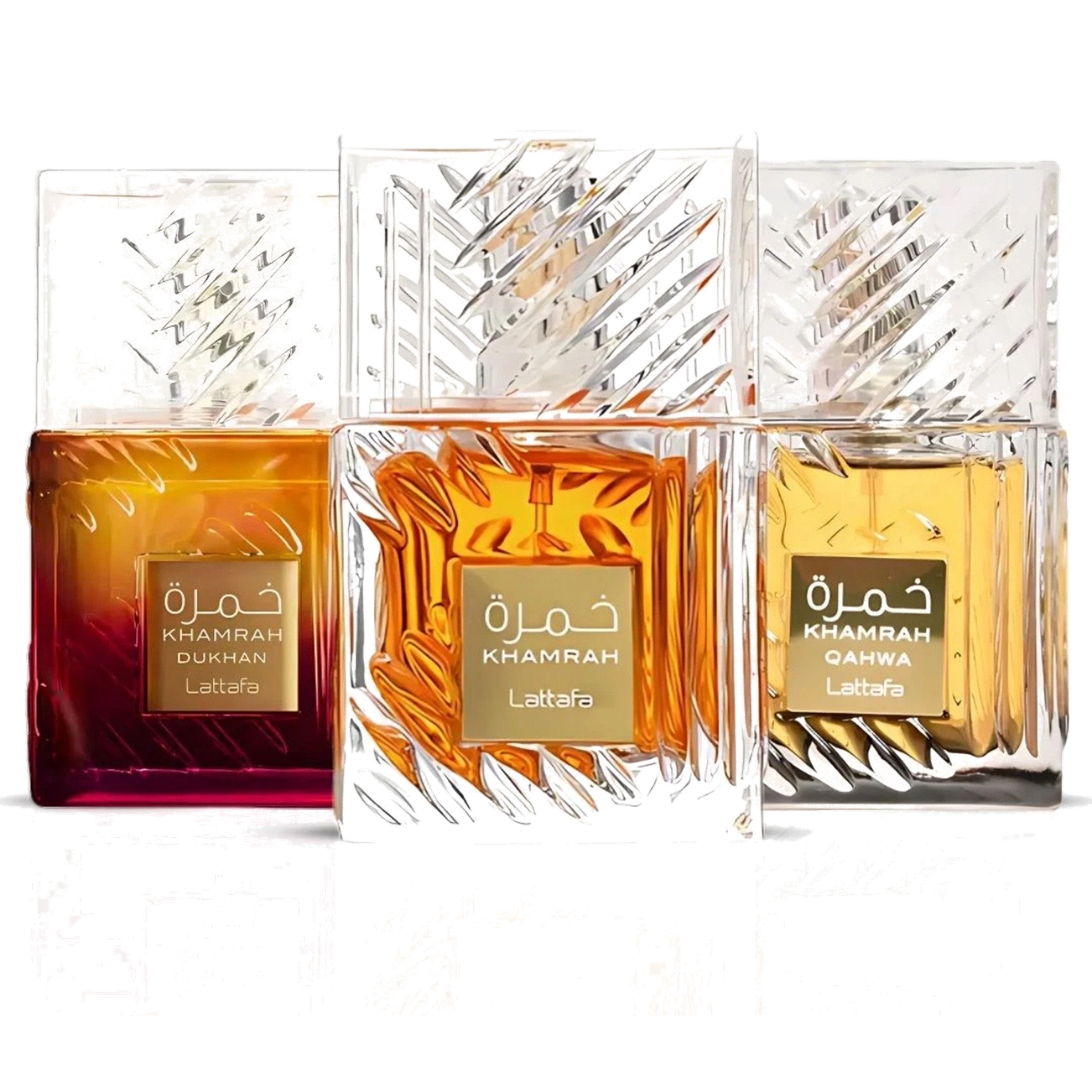 Lattafa Khamrah Sample Set – TryScents
