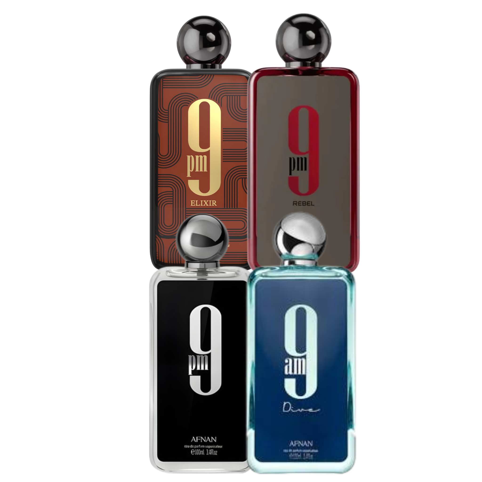 Afnan 9PM/AM Sample Set – TryScents
